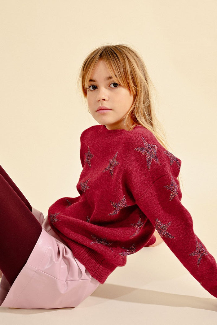 STAR PATTERN SWEATER